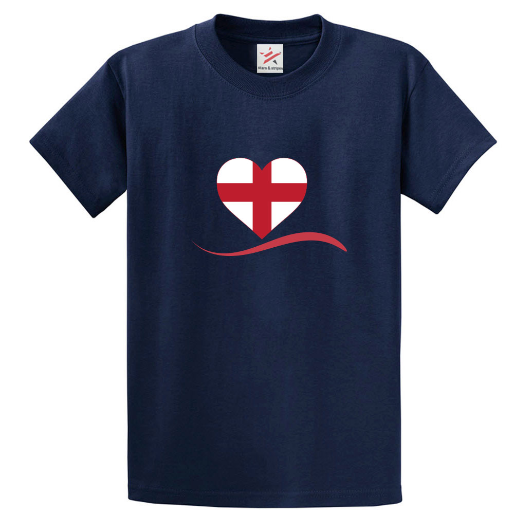 England Flag Classic Unisex Kids and Adults T-Shirt