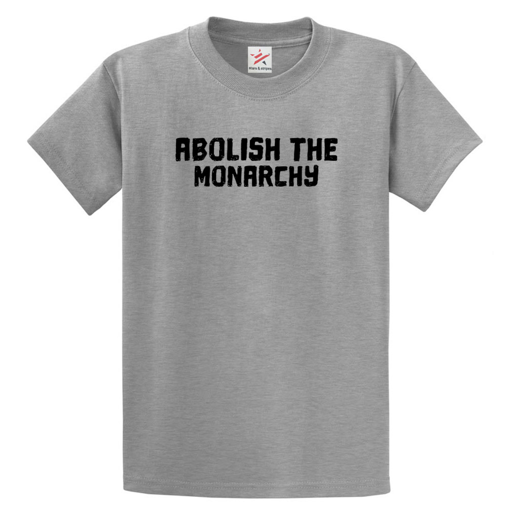 Funny Abolish The Monarchy Pro Republic Anti-Monarchy Print Unisex Kids ...