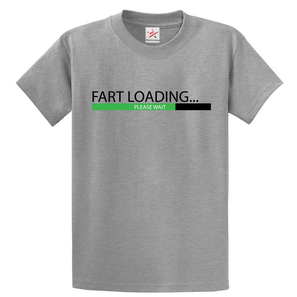 Fart Loading Please Wait Funny Unisex Classic Kids and Adults T-Shirt