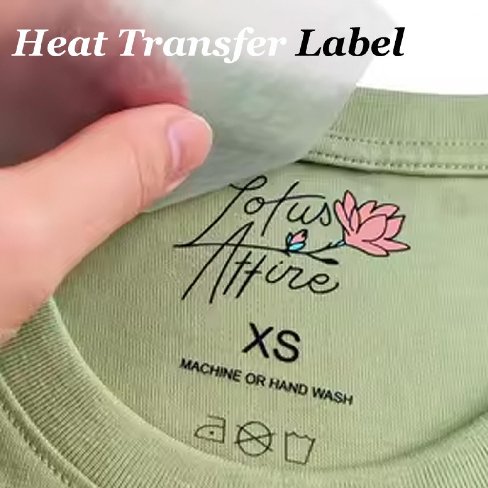Heat applied label