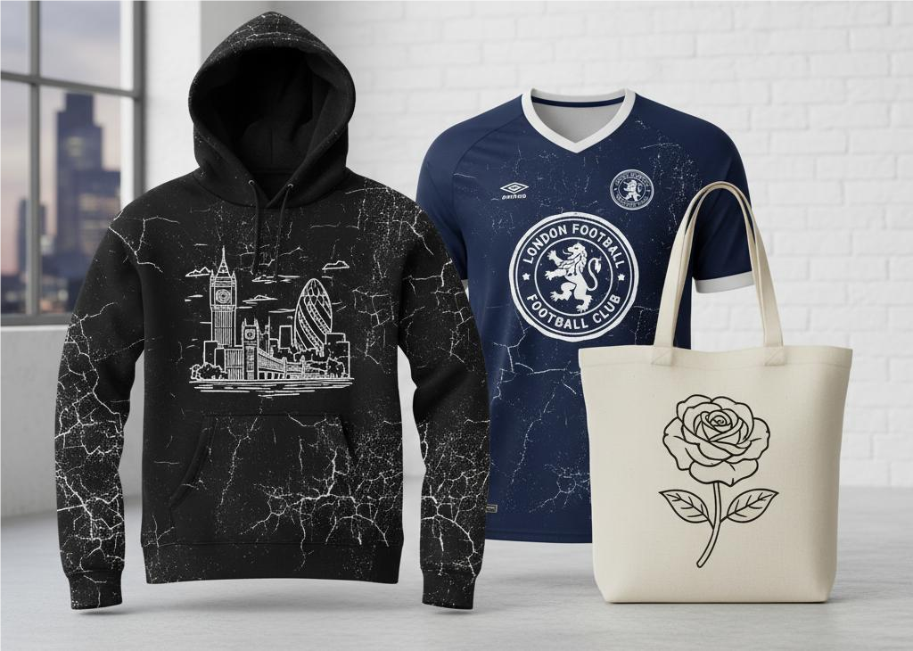 Crackle Printing London | Vintage-Style Apparel by T Shirt Printing London